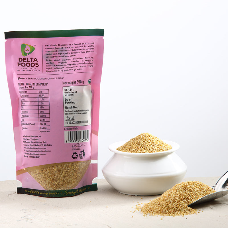 Fox Tail Millet (Thinai) – Delta Foods Thanjavur